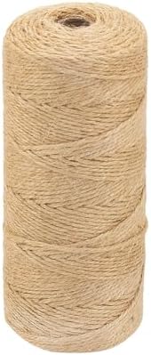 ANSIO Jute Twine Biodegradable Garden Twine - 333 Feet / 101m Jute ...