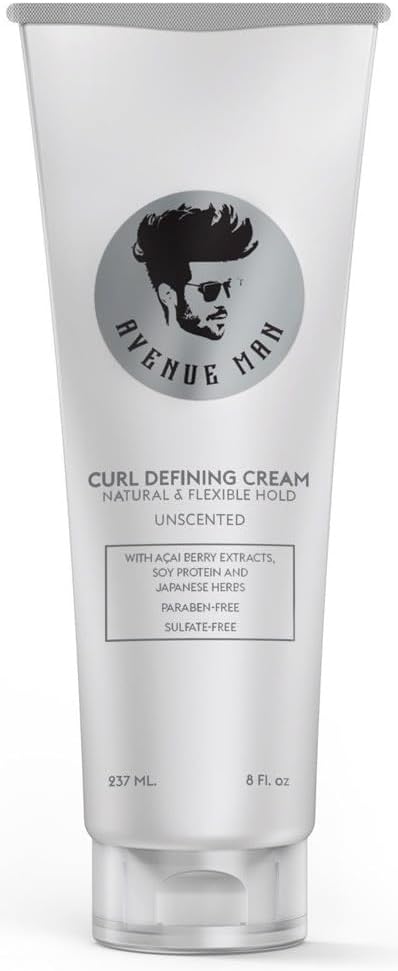Amazon.com: Avenue Man Curl Defining Cream - Extra Firm Defining Curl ...