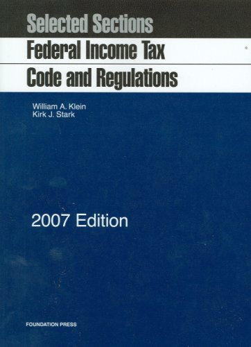 Amazon.com: Federal Income Tax Code and Regulations: Selected Sections ...