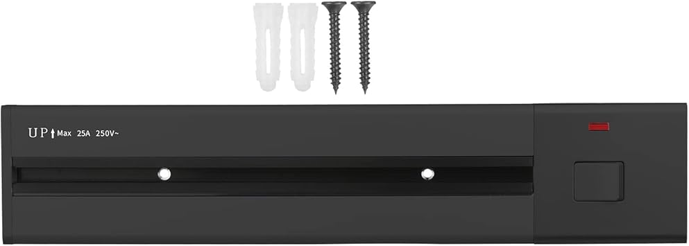 Removable Electrical Outlet Track System Surface Mounted Power Track ...