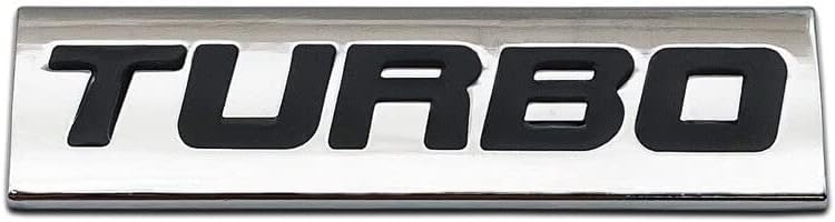Amazon.com: Universal Metal Turbo Badge Emblem Car Auto Fender Trunk ...
