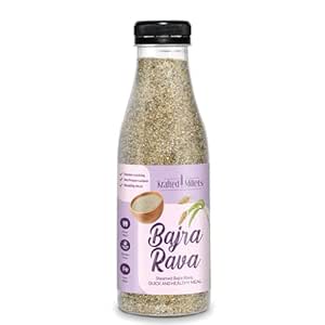 Krafted Millets Bajra Rava – Gluten-Free, Iron & Fiber Rich, High ...