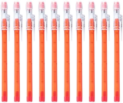 Amazon.com: 10Pcs Stackable Pencils Set Translucent Multiple Point Push ...