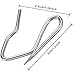 Amazon.com: 120 Pack Drapery Hooks Pins for Curtains, Metal Curtain ...
