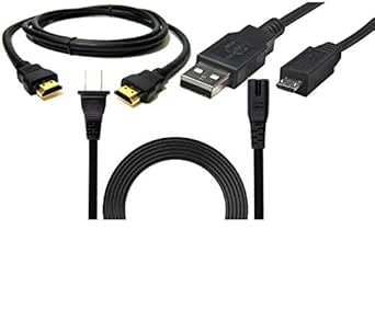 BRENDEZ Replacement Set of Cables,- HDMI Cable with Ethernet Male to ...