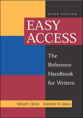 Buy Easy Access: The Reference Handbook for Writers Book Online at Low ...