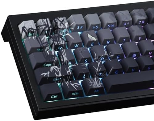 Amazon.com: Higround BLACKICE Topograph PBT Dye Sub Keycaps for ...