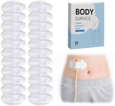 Amazon.com: Feeding Tube Cover Catheter Fixiation J Peg Tubing Pads ...