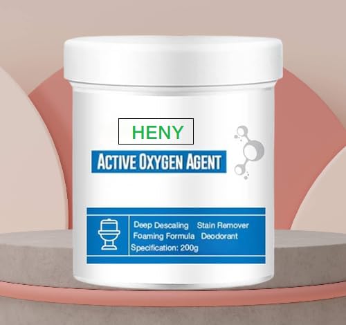 HENY ENTERPRISE Toilet Active Oxygen Cleaner Agent Powder 200-Gm ...