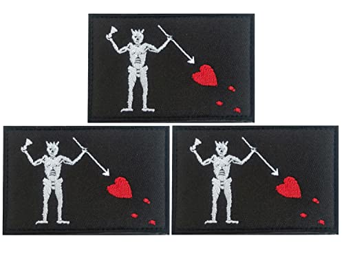 Snapklik.com : CYPS 3 Pack Black Beard Pirate Edward Military Badge ...