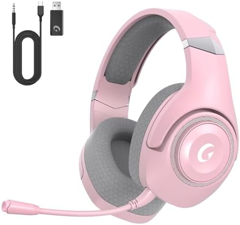 Amazon.co.jp: KAPEYDESI Captain 400 Gaming Headset, 2.4 G USB Adapter ...