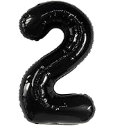 Amazon.com: KatchOn, Gold Self Standing 2 Balloon Number - Big 40 Inch ...