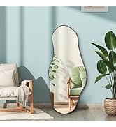 Amazon.com: DAOYIJIAJU Large Irregular Mirror, Big Asymmetrical Wall ...