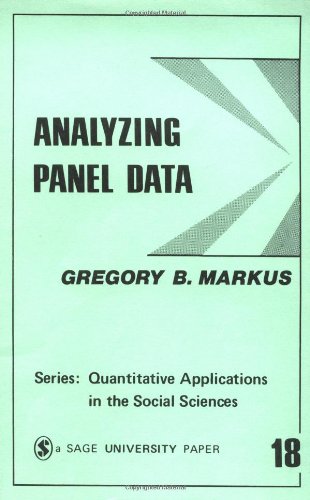 『Analyzing Panel Data』｜感想・レビュー - 読書メーター