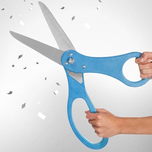 20" Grand Opening Light Blue Scissors – Light Blue Giant Scissors for ...