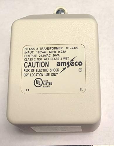 Amazon.com : Amseco Class 2 Transformer XT-2420 24VAC 20VA Power Supply ...