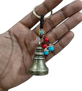 FowWelt Guardian Bell KeyChain Tibetan Key Chain Good Luck Key Chain ...