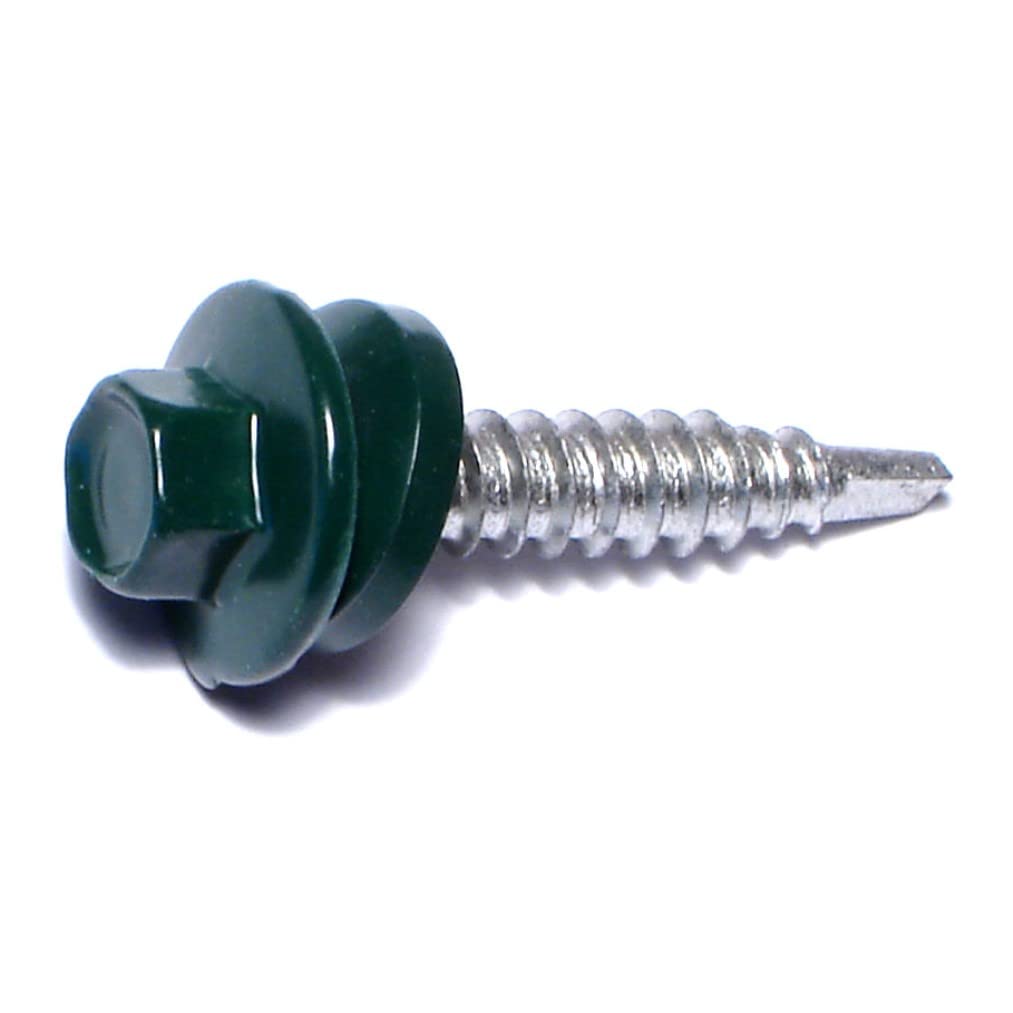 10 x 1 Green Pole Barn Screw (545 Pieces): Amazon.com: Industrial ...