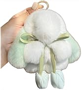Amazon.com: Bunny Keychain with Tin & Bag Cute Soft Plush Rabbit ...