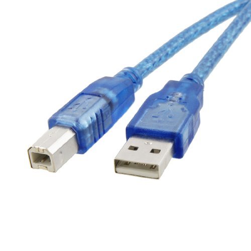 1. 5M High Speed USB 2. 0 Type A/B A Male to B Male Cable Blue : Amazon ...