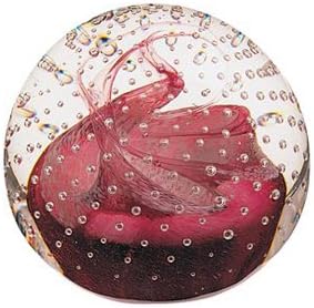 Caithness Glass Cauldron Ruby 40th Anniversary Paperweight : Amazon.co ...