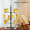 Amazon.com: Champagne Tower Cocktail Tree Stand, 3 Tier - 12 Holders ...