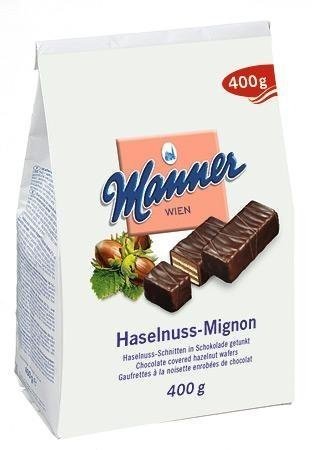 Amazon.com : Manner Chocolate Covered Hazelnut Wafers - Case of 10 - 14 ...
