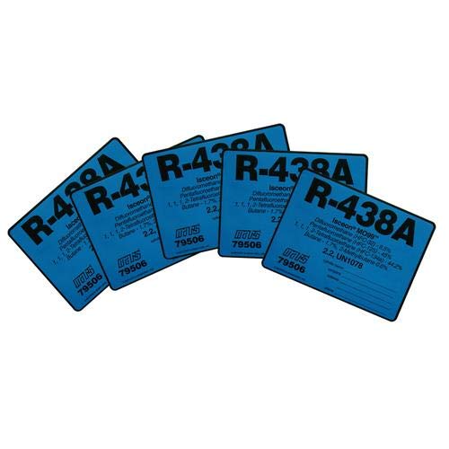 Amazon.com: (Pack of 5) ISCEON MO99 / R-438 Color Coded HVAC/R ID Label ...
