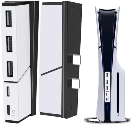 USB Hub with 5 Ports for PS5 Slim - Tendak High Speed USB Expansion ...