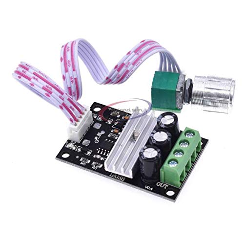 DC 6V 12V 24V 28V 80W 3A PWM Motor Speed Controller Adjustable Variable ...