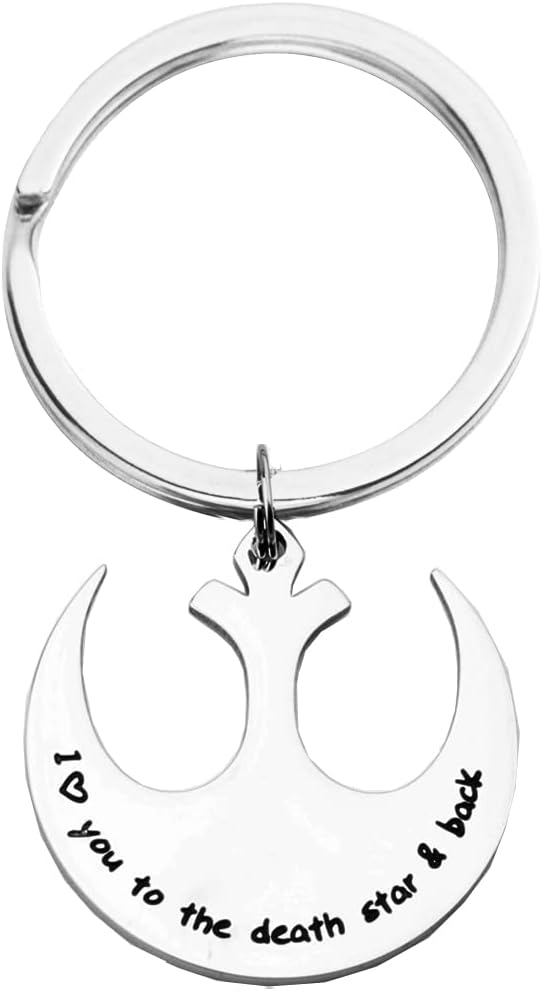 Amazon.com: Kivosliviz Mens Star Wars Gift Boyfriend Keychain I Love ...