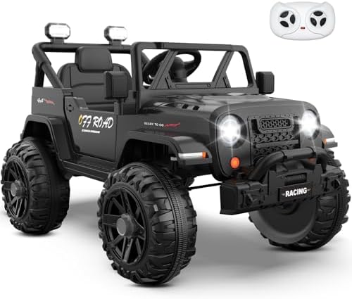 Amazon.com: ARBELI 12V Ride On Truck Car with Remote Control, Kids ...