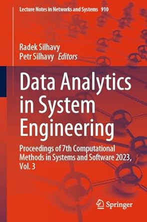 Data Analytics in System Engineering: Proceedings of 7th Computational ...