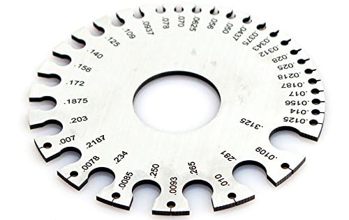 nitya Stainless Steel Wire Diameter Gauge Model Weld Inspection Ruler ...