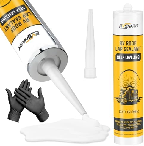 Amazon.com: RVSHARK RV Roof Sealant, 30 Seconds Self Leveling Lap ...