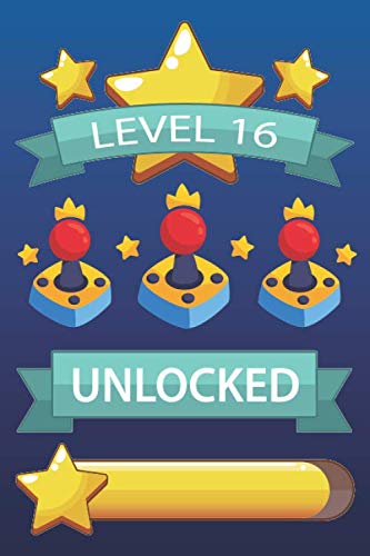 『Level 16 Unlocked: 16 Years Old Gift For Gaming Boys & Girls Happy ...