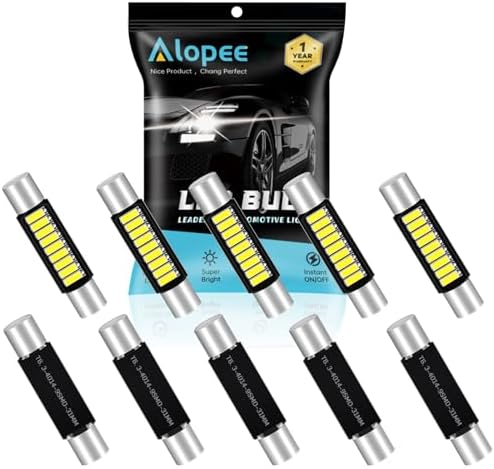 Amazon.com: Alopee 6614 6614F LED Bulb 30mm(1.18") 31mm(1.22") 100 Lums ...