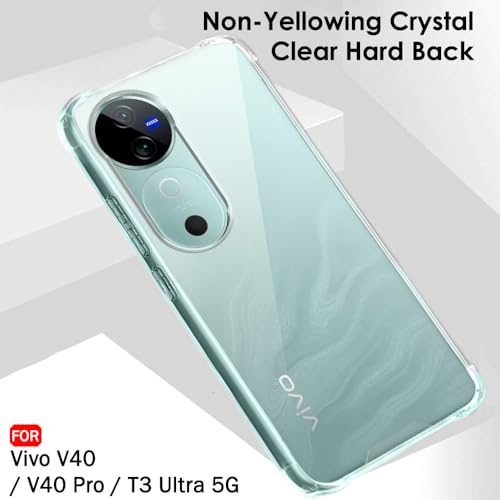 TheGiftKart Crystal Clear Back Cover Case for Vivo V40 / V40 Pro / T3 ...