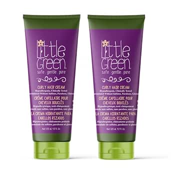 Amazon.com: Little Green Kids Curly Hair Cream, Anti Frizz Curl ...