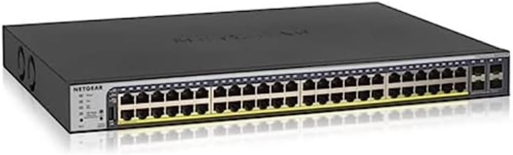 Amazon.com: NETGEAR 52-Port PoE Gigabit Ethernet Smart Switch (GS752TP ...