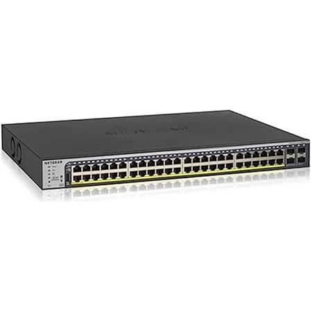 Amazon.com: NETGEAR 52-Port PoE Gigabit Ethernet Smart Switch (GS752TP ...