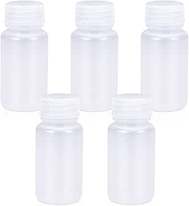 Amazon.com: UMETASS 2 oz Wide Mouth Lab Reagent Container, Clear PP ...
