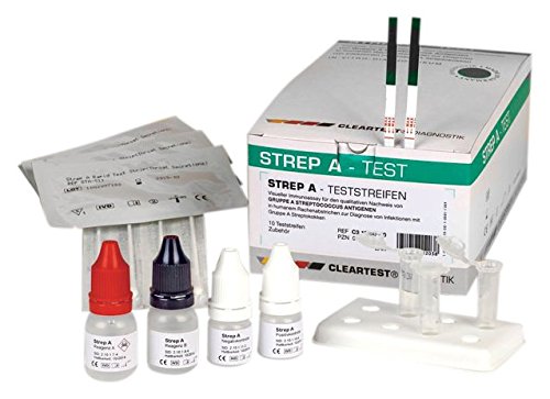 CLEARTEST 00357848 Strep A Test Strips (Pack of 25) : Amazon.co.uk ...
