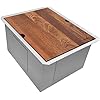 Ruvati 15-inch Workstation Bar Prep Sink Ledge Undermount 16 Gauge ...