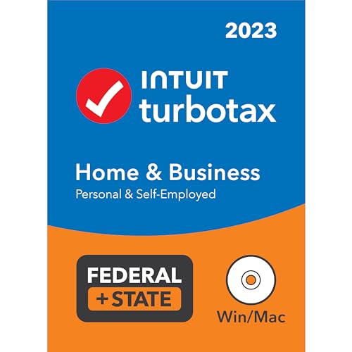 [Old Version] TurboTax Home & Business 2023, Federal & State Tax Return ...