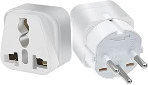 Amazon.com: Strhowill (2pack) Israel Plug to Universal Socket Power ...