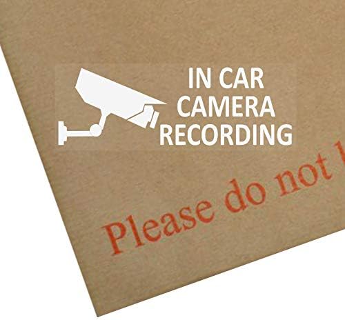 5 x in Car Camera Recording Standard Camera Design Window Stickers ...