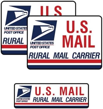 Amazon.com: Mail Delivery Magnetic Sign Rural Carrier Magnet 4 Piece ...