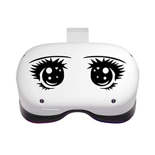 Amazon.com: Female Anime Eyes Funny Vinyl Decal Fits: Oculus Quest/Rift ...