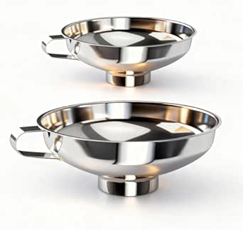 Amazon.com: 2-Pack Canning Funnels, Wide Mouth & Regular Mouth Kitchen ...